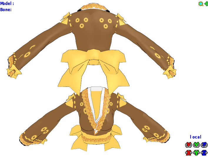MMD Steampunk style Kimono Top by jueru2003 on DeviantArt
