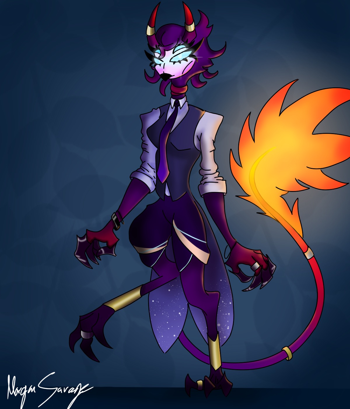 Margo: imp/owl demon from Helluva Boss *OC* by Savage789 on DeviantArt