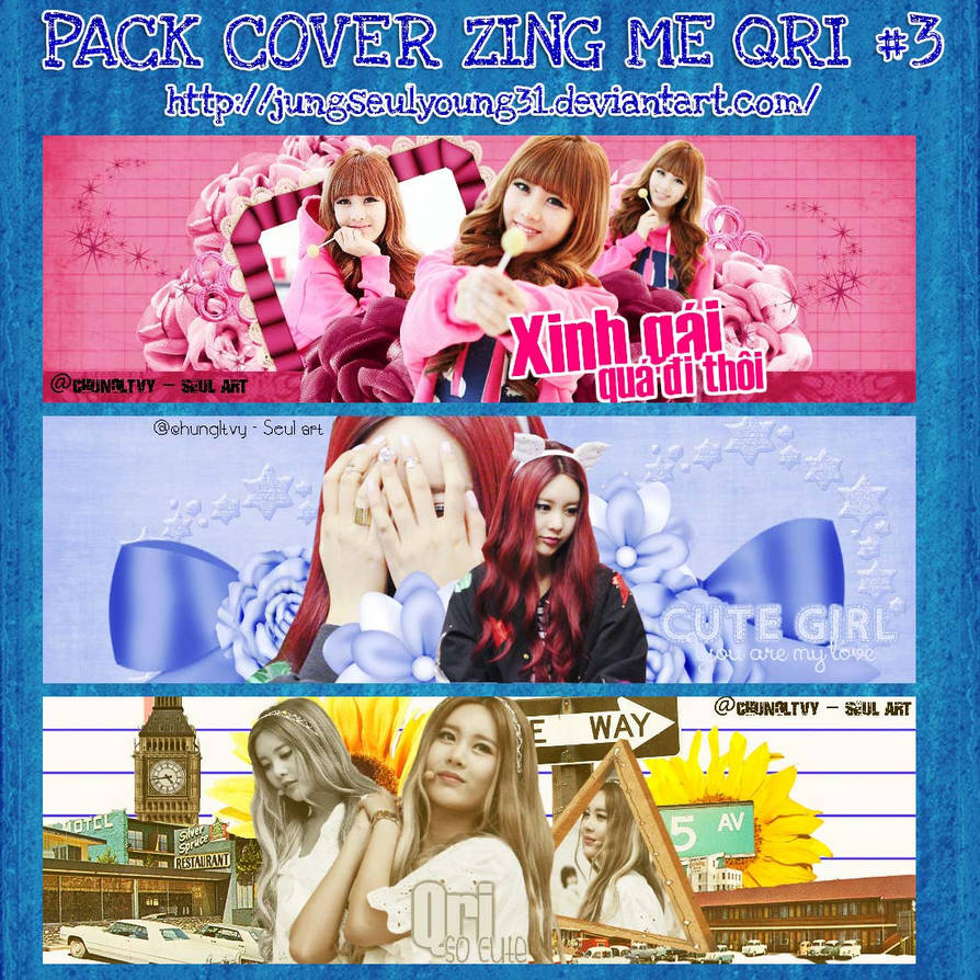 Pack Cover Zing Me Qri #4 by JungSeulYoung31 on DeviantArt