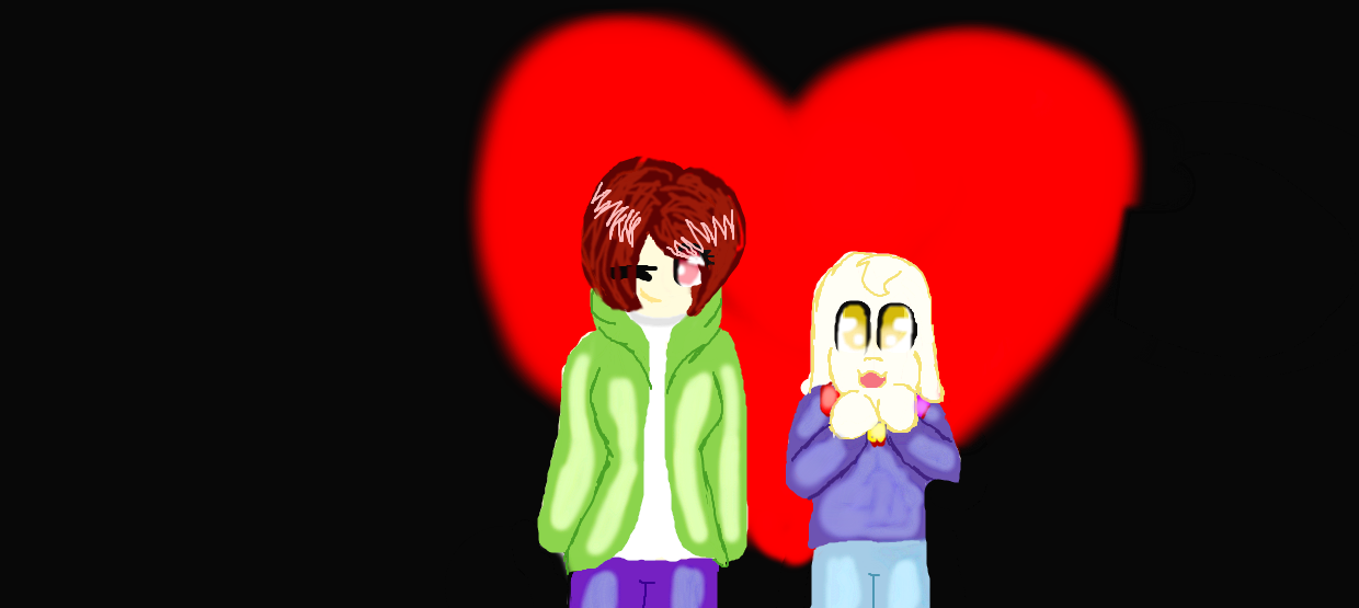 Storyshift Chara x Asriel by MelodyFox36 on DeviantArt