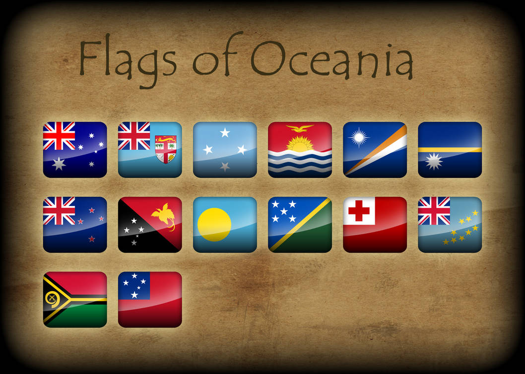 Flags of Oceania by Kristo1594 on DeviantArt