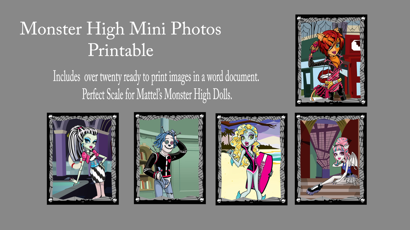 Monster High Mini Photos by SunshineLemondrops on DeviantArt