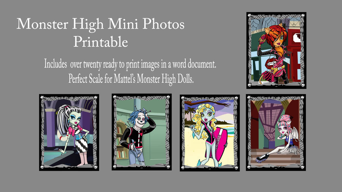Monster High Mini Photos by SunshineLemondrops on DeviantArt