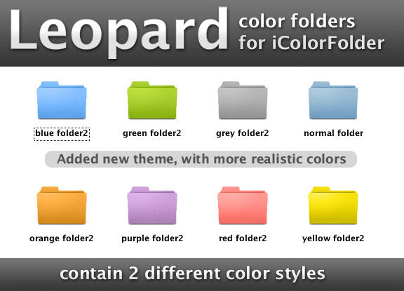 Leopard iColorFolder skin by Myssynen on DeviantArt