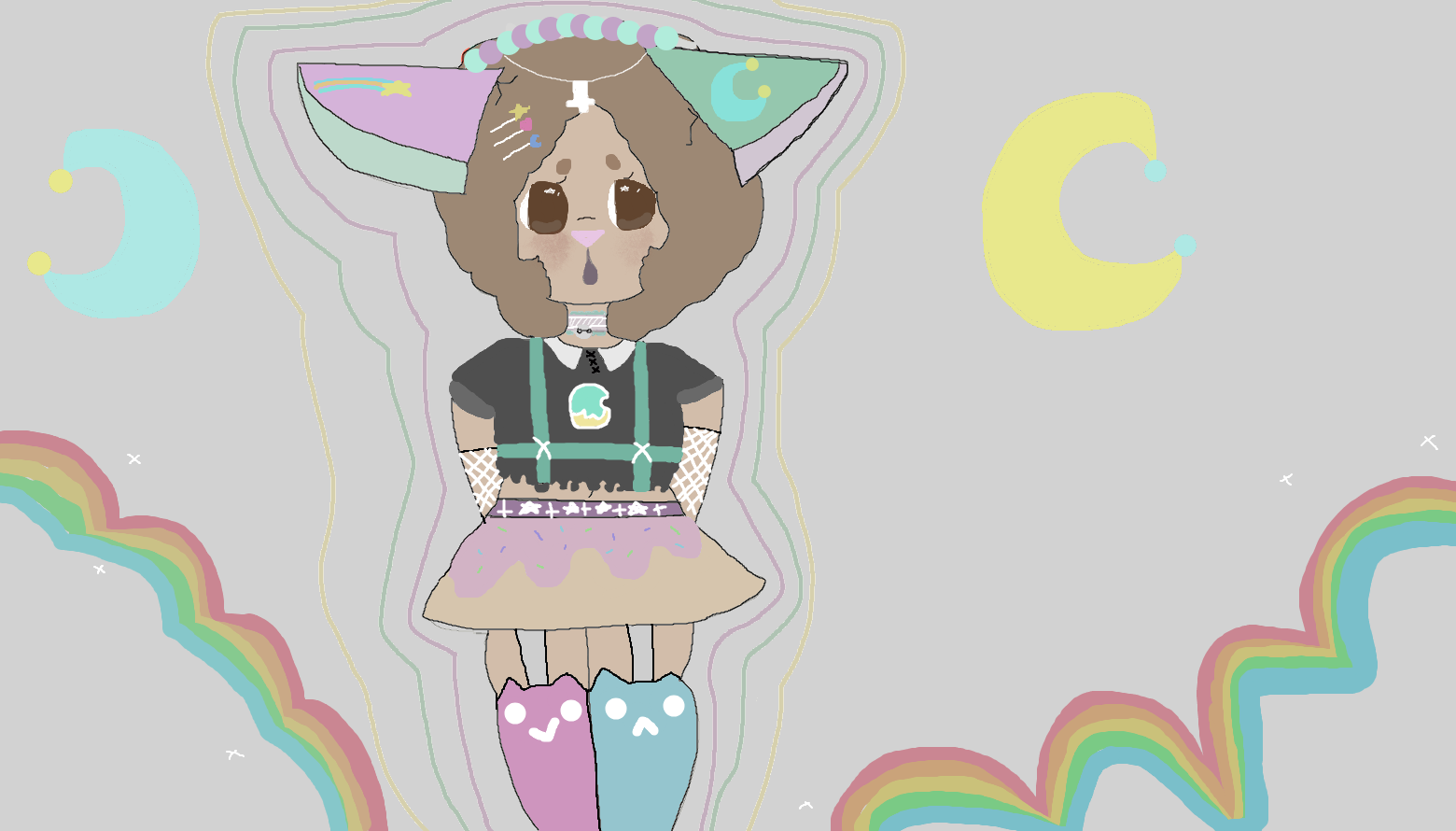 Pastel Goth Princess by Anubis-bhlue on DeviantArt