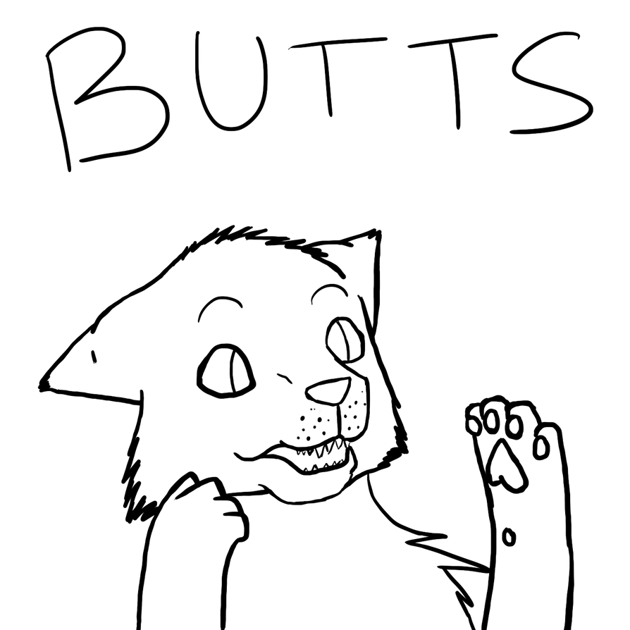 Butt lineart by ArrogantPassion on DeviantArt