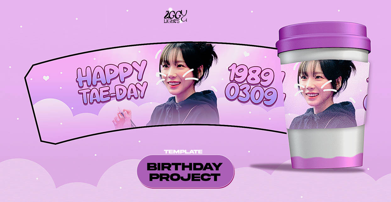 BIRTHDAY PROJECT TEMPLATE by iggylights on DeviantArt