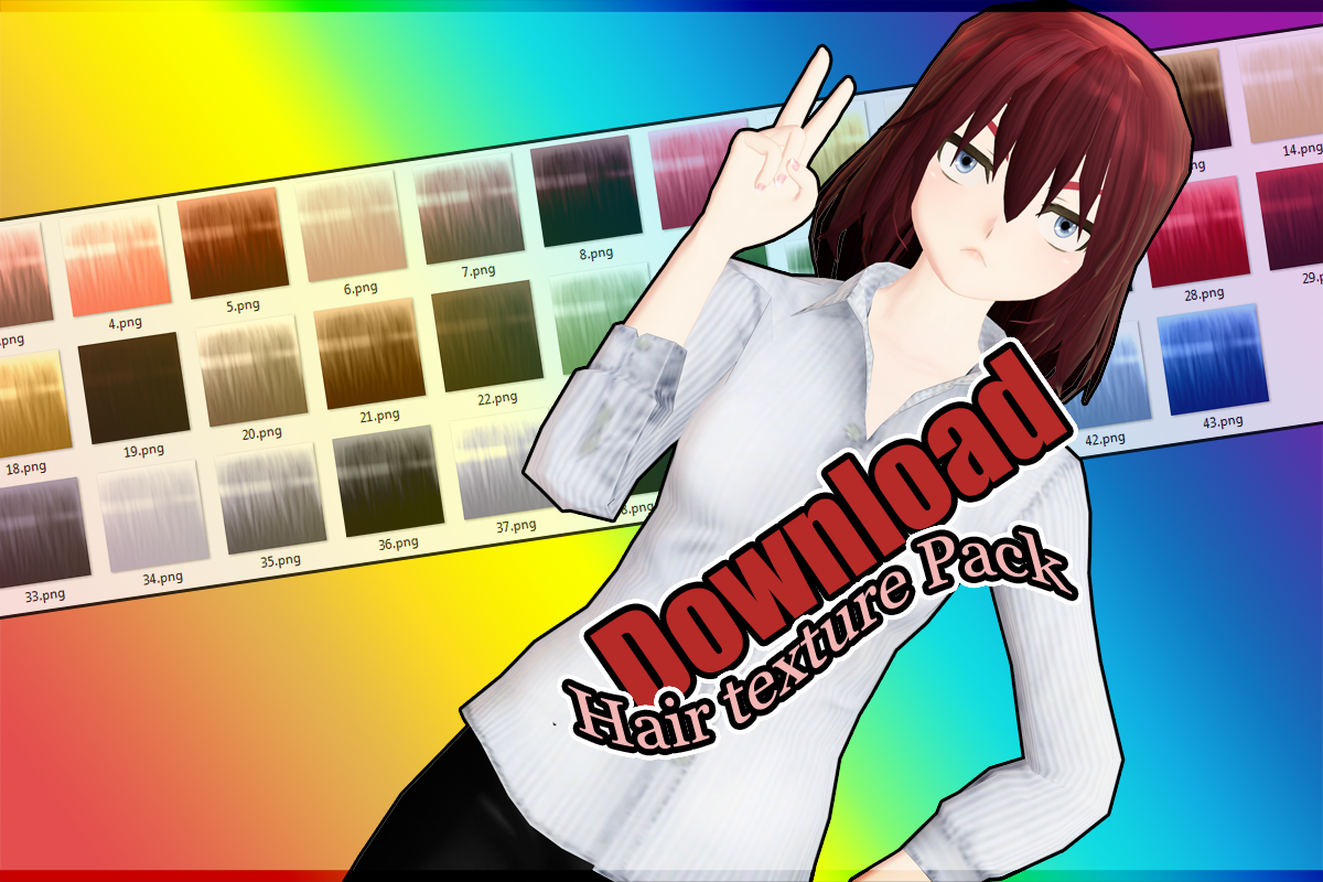 [MMD] Hair texture [download] by NanaSui on DeviantArt