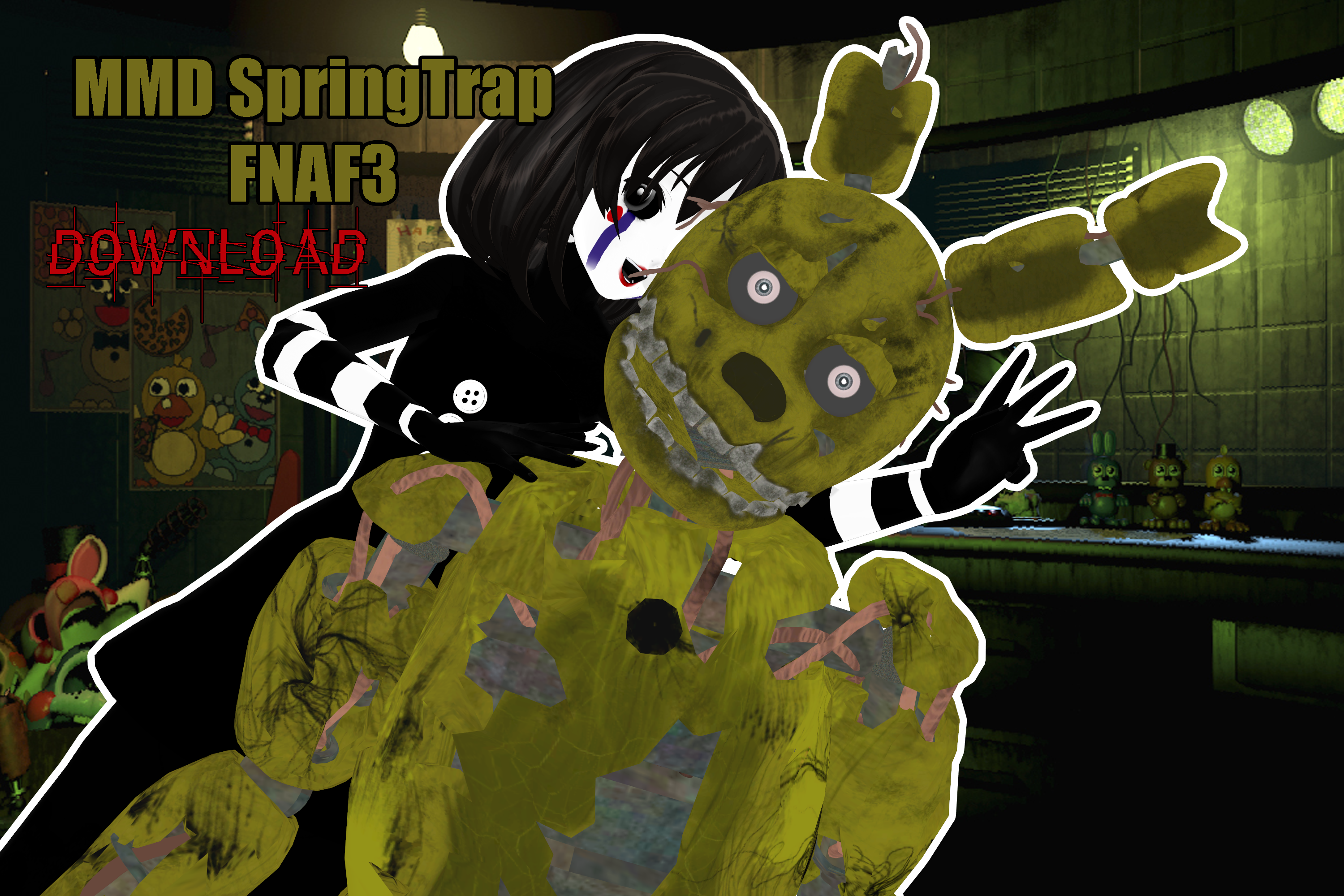[MMD FNAF3] SpringTrap DOWNLOAD by NanaSui on DeviantArt