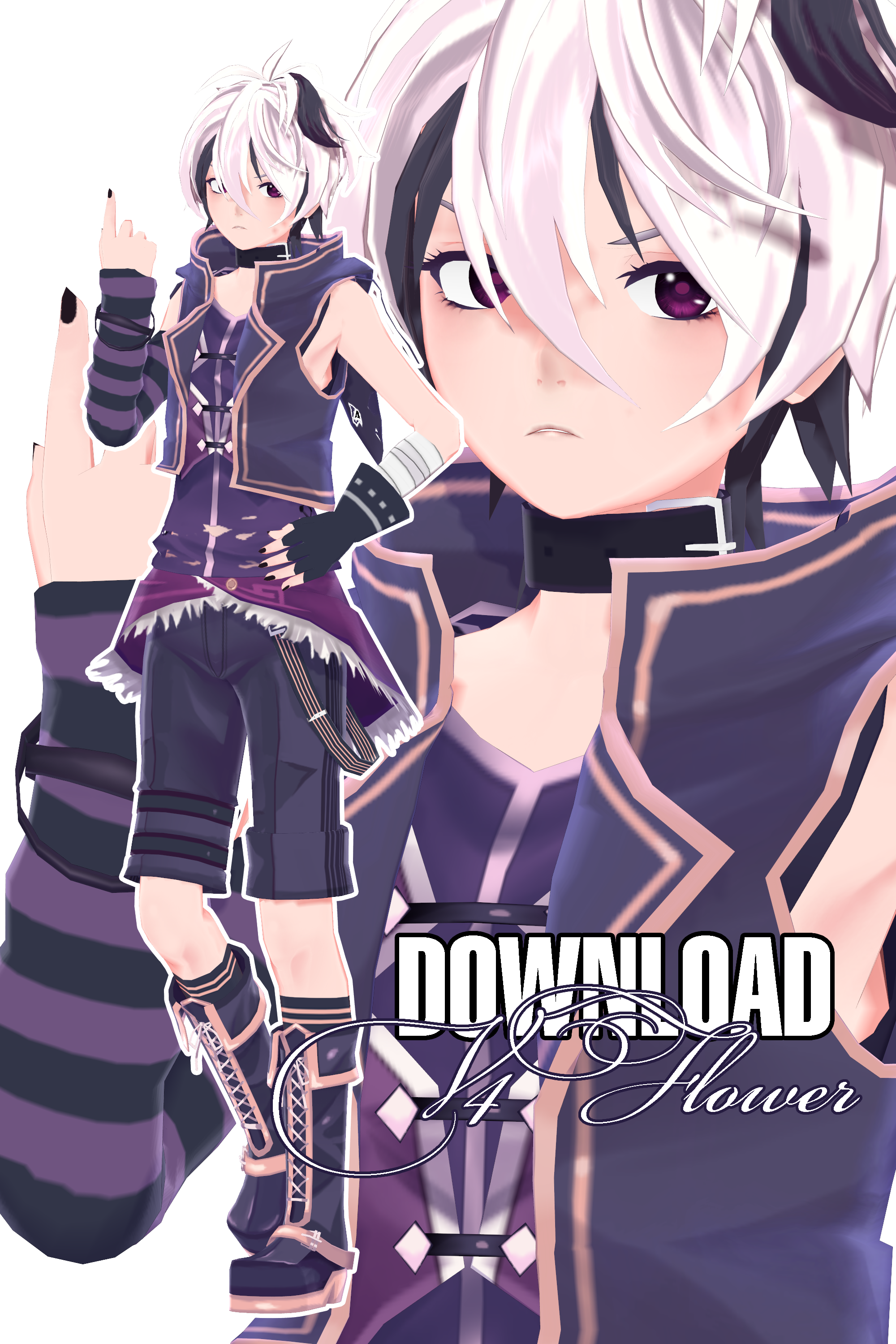 [MMD model] V4 Flower KIO edit [HBD Flo] [no dl] by NanaSui on DeviantArt