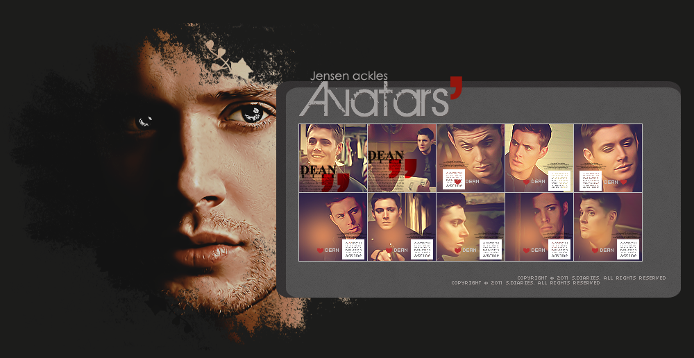 Jensen Ackles avatars by sara-diaries on DeviantArt