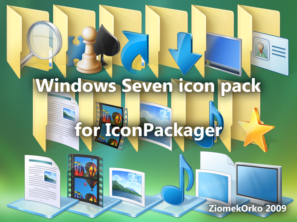 Windows Seven icon pack by ziomekorko on DeviantArt