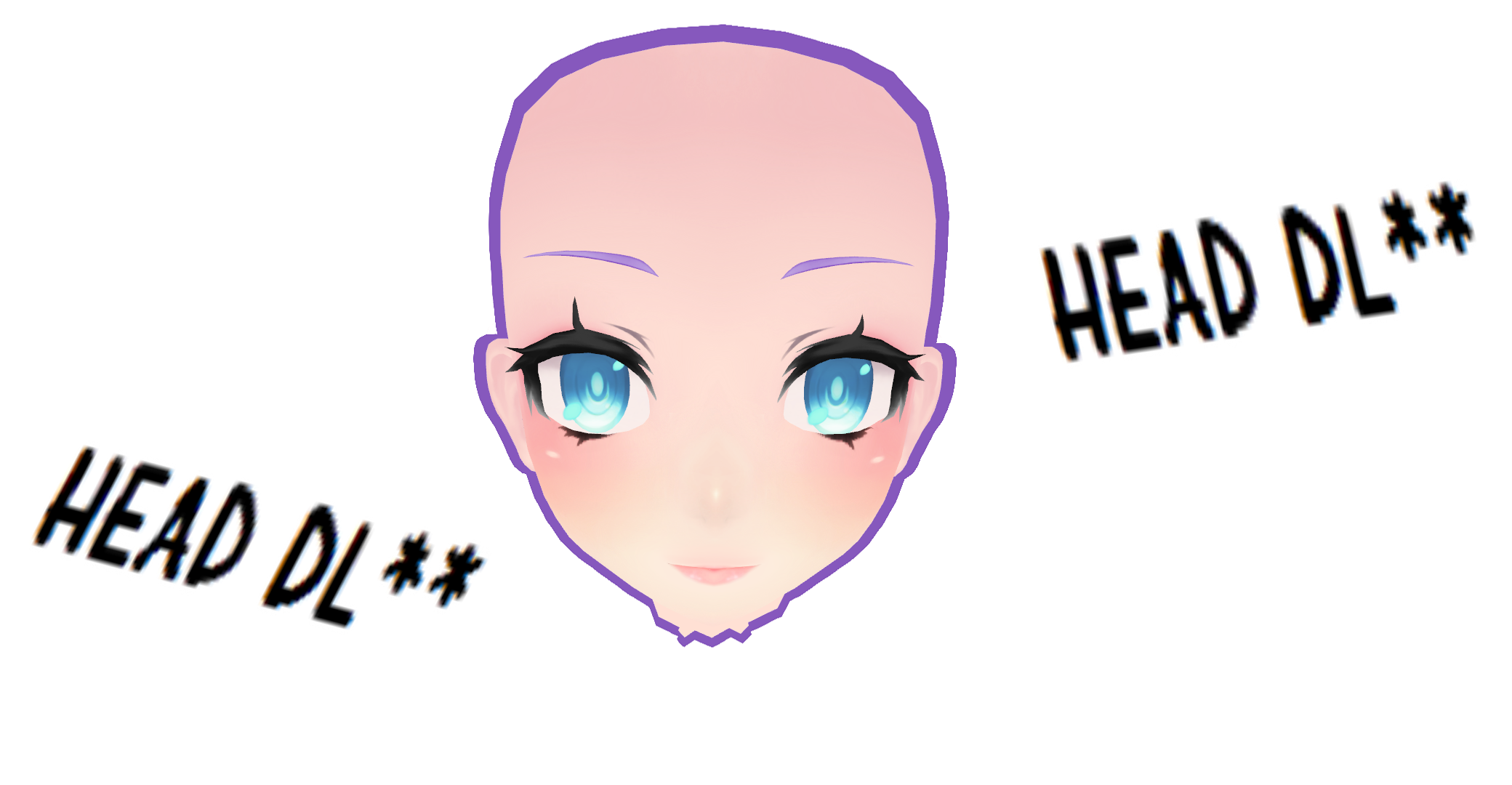 Tda head edit DL** by xMoMoMiu on DeviantArt