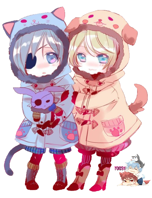Kuroshitsuji Neko [Render] by YOOSH-CHAN on DeviantArt