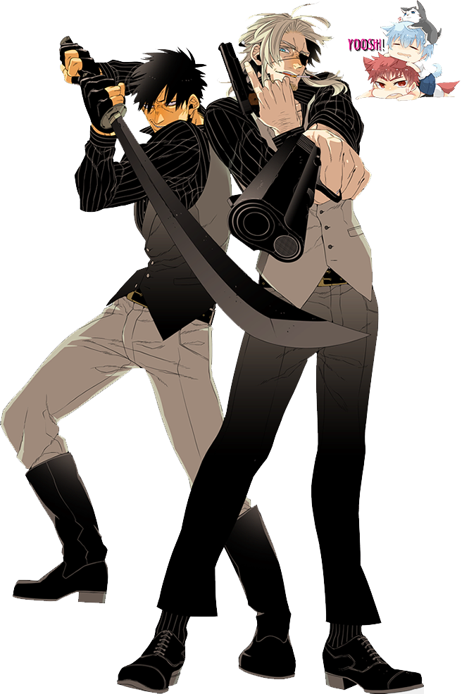 Gangsta [Render] by YOOSH-CHAN on DeviantArt