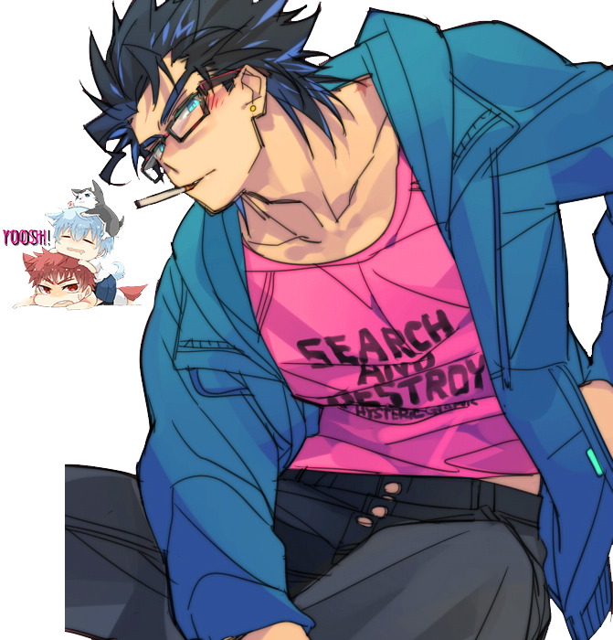 Kuujou Joutarou [Render] by YOOSH-CHAN on DeviantArt