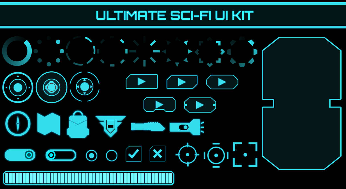 Ultimate Sci-Fi UI Kit Pro by Hazest0rm on DeviantArt