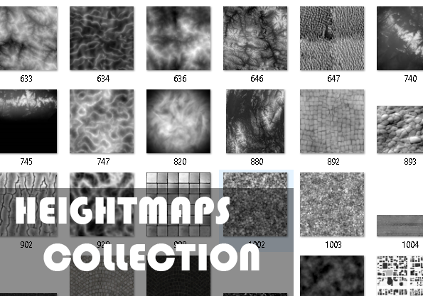 Heightmaps Collection (165) by elminino on DeviantArt