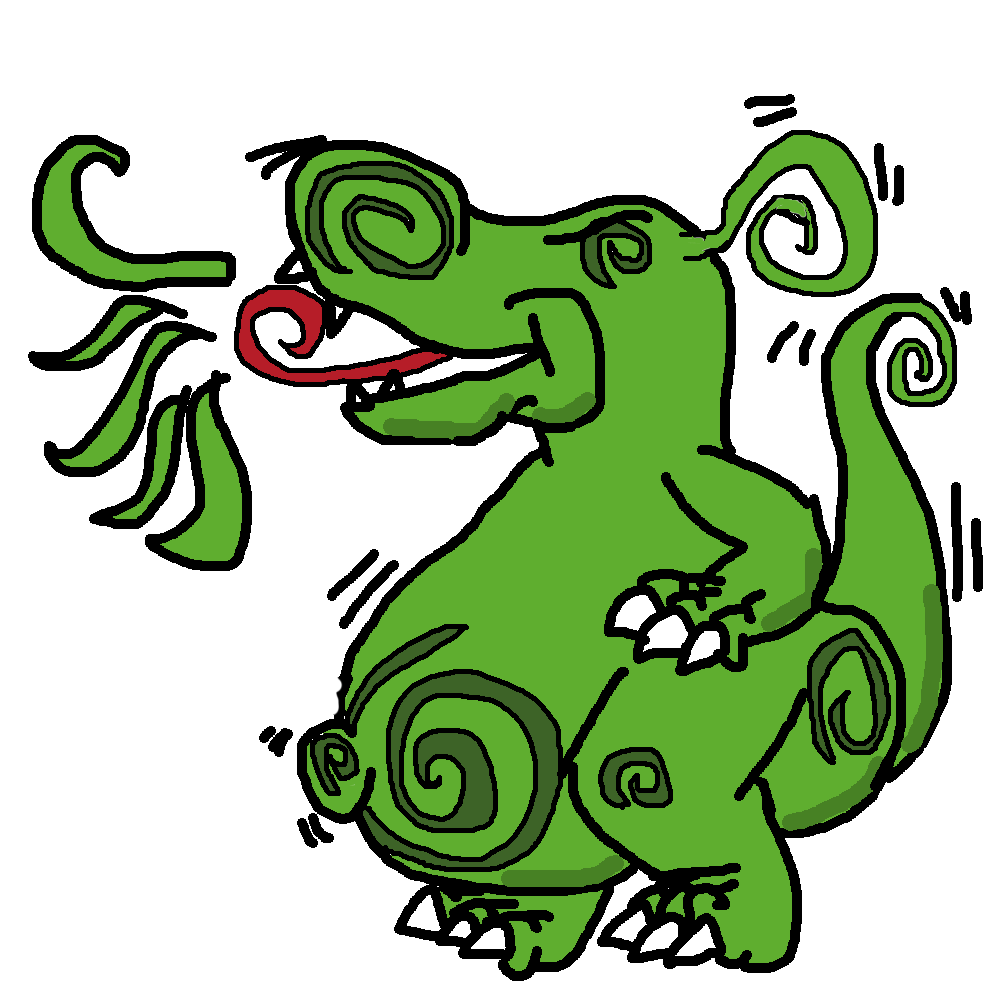 Swirly Dragon by BluetoeTheDino on DeviantArt