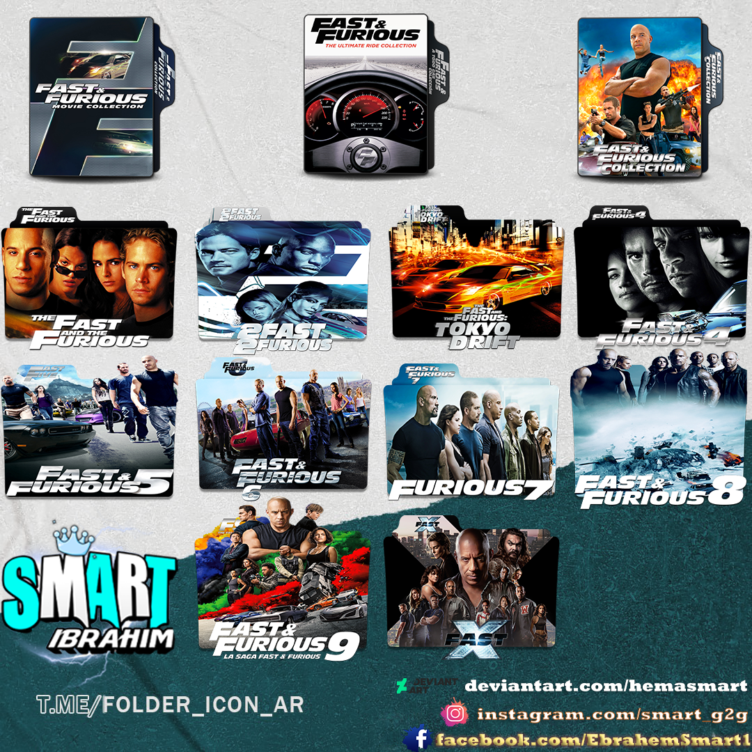 The Fast and the Furious Collection Folder Icon by hemasmart on DeviantArt