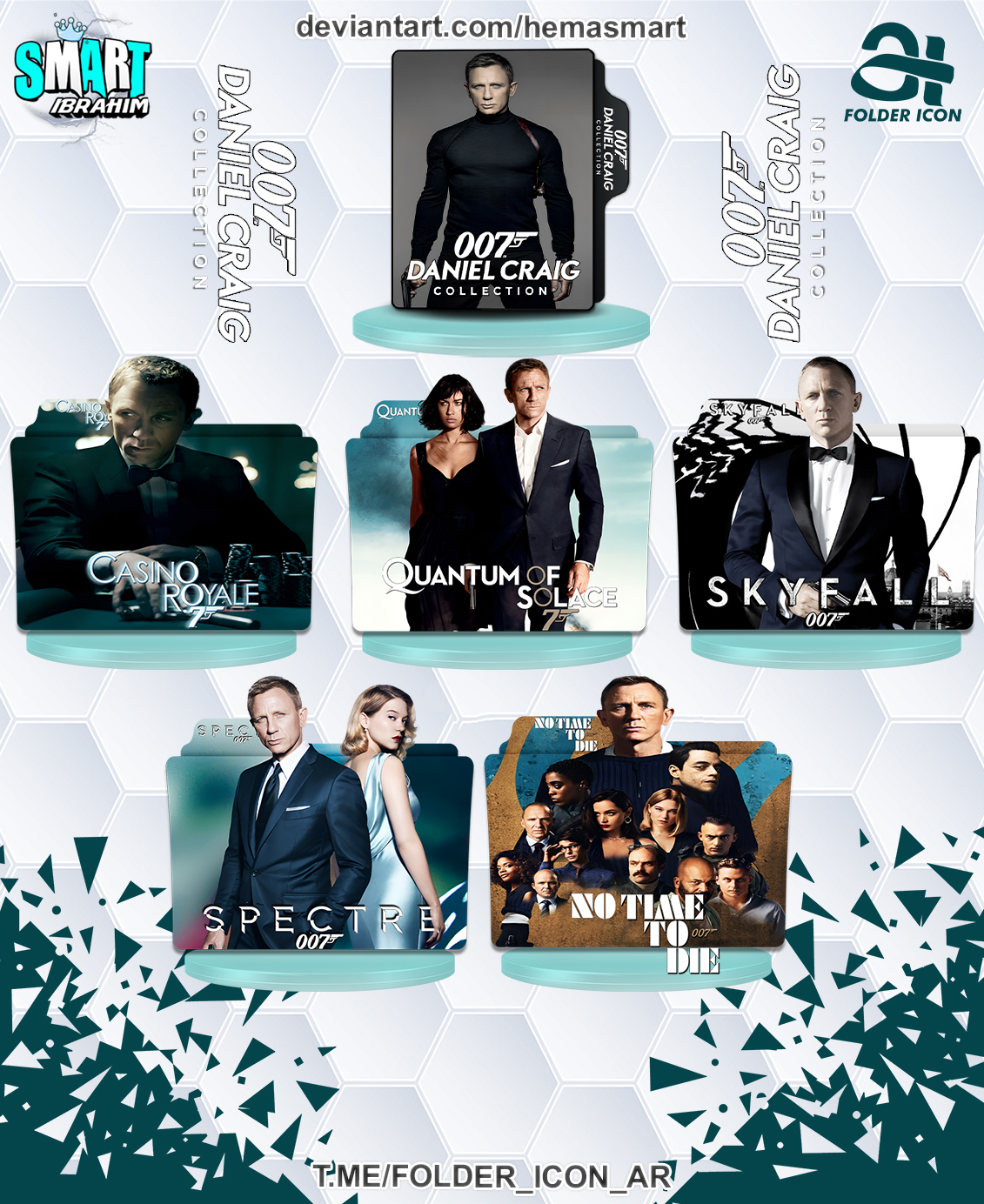 James Bond Daniel Craig Collection Folder Icon by hemasmart on DeviantArt