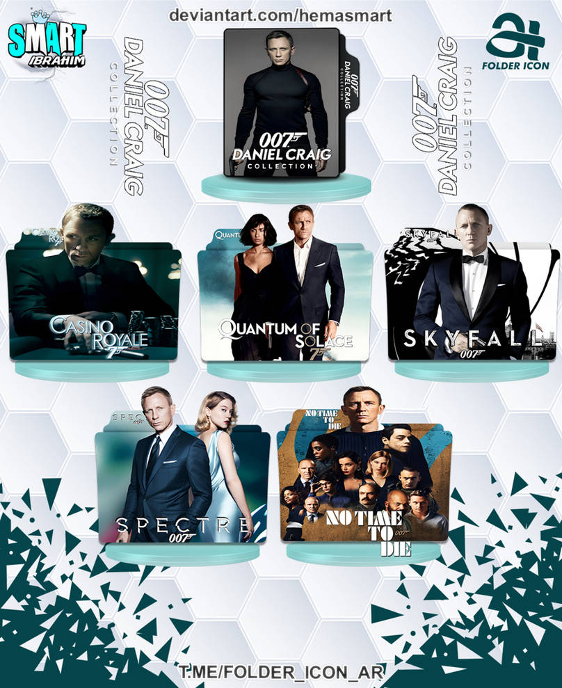 James Bond Daniel Craig Collection Folder Icon by hemasmart on DeviantArt