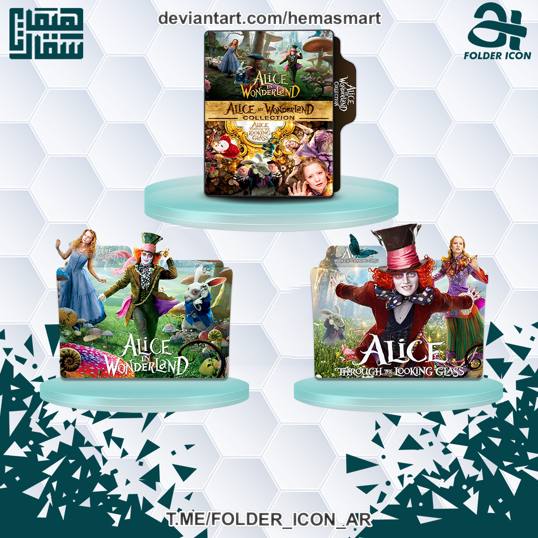 Alice In Wonderland Collection Folder icon by hemasmart on DeviantArt