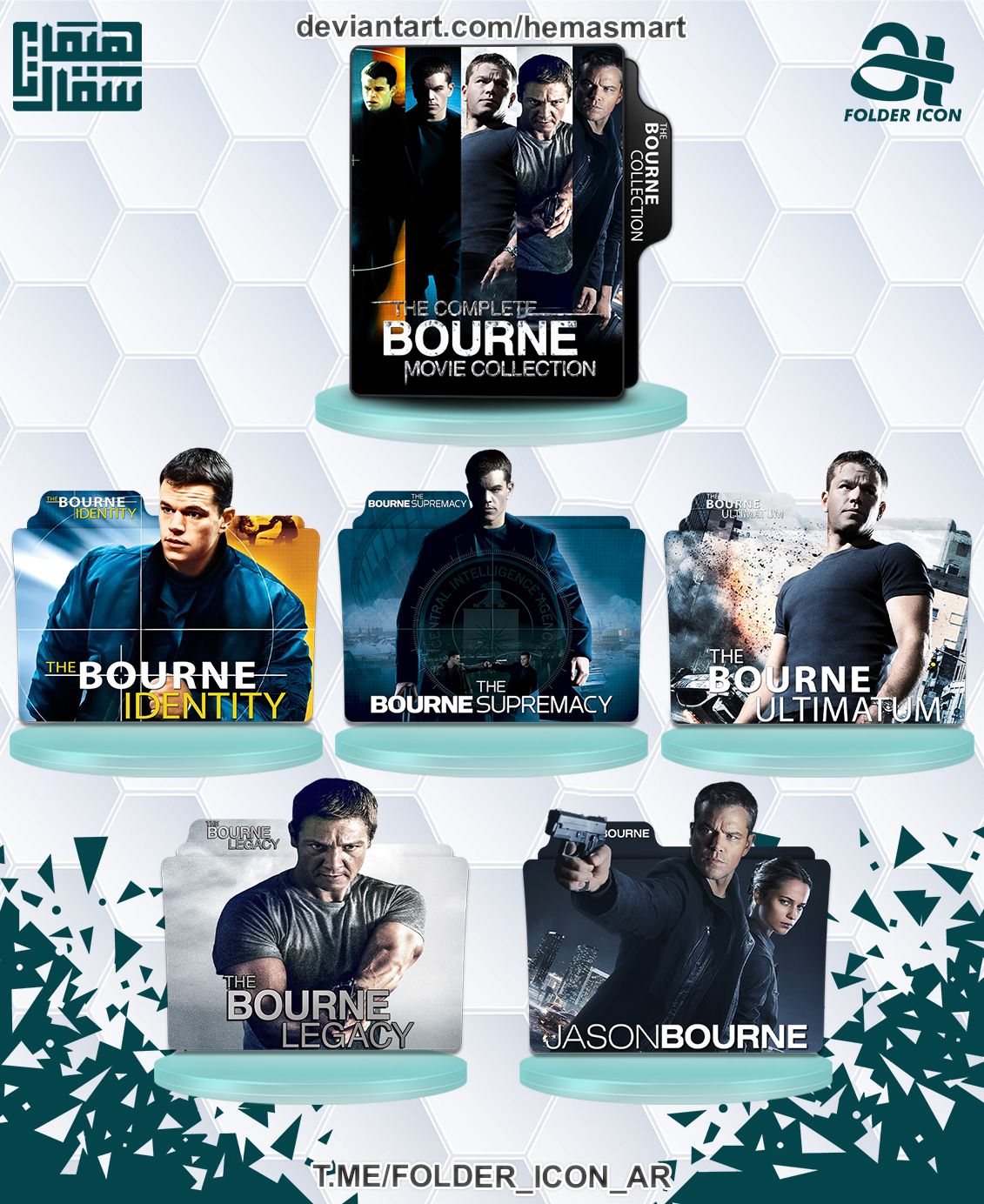 The Bourne Collection Folder Icon by hemasmart on DeviantArt