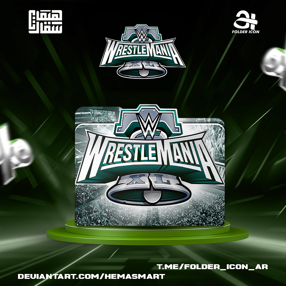 WWE WrestleMania 40 Folder Icon by hemasmart on DeviantArt