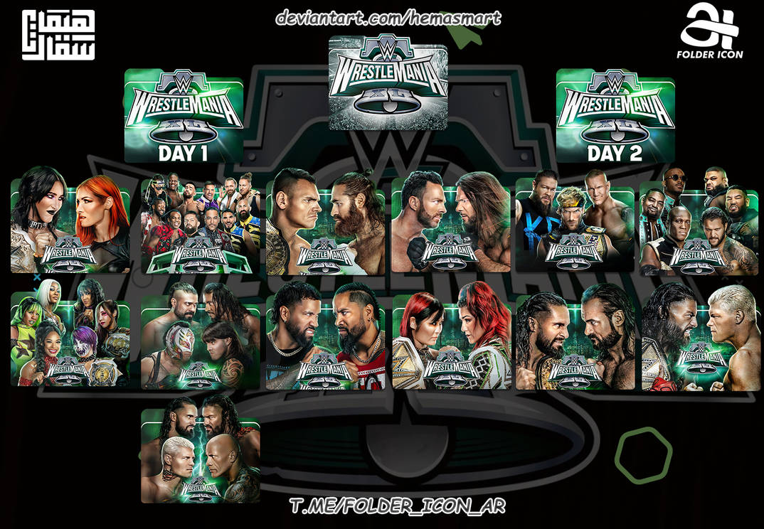 WWE WrestleMania XL Folder Icon by hemasmart on DeviantArt
