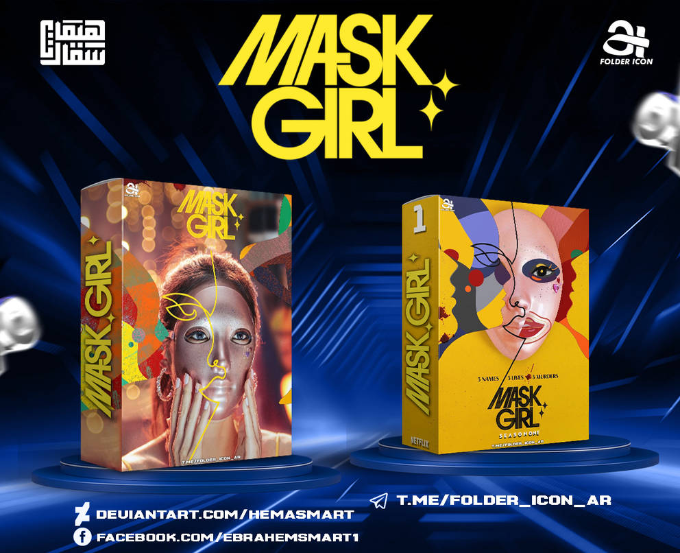Mask Girl 2023 Folder Icon by hemasmart on DeviantArt