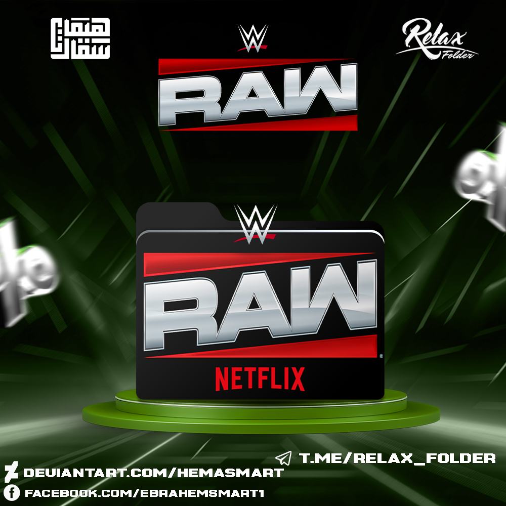 WWE Raw Netflix 2024 Folder Icon by hemasmart on DeviantArt