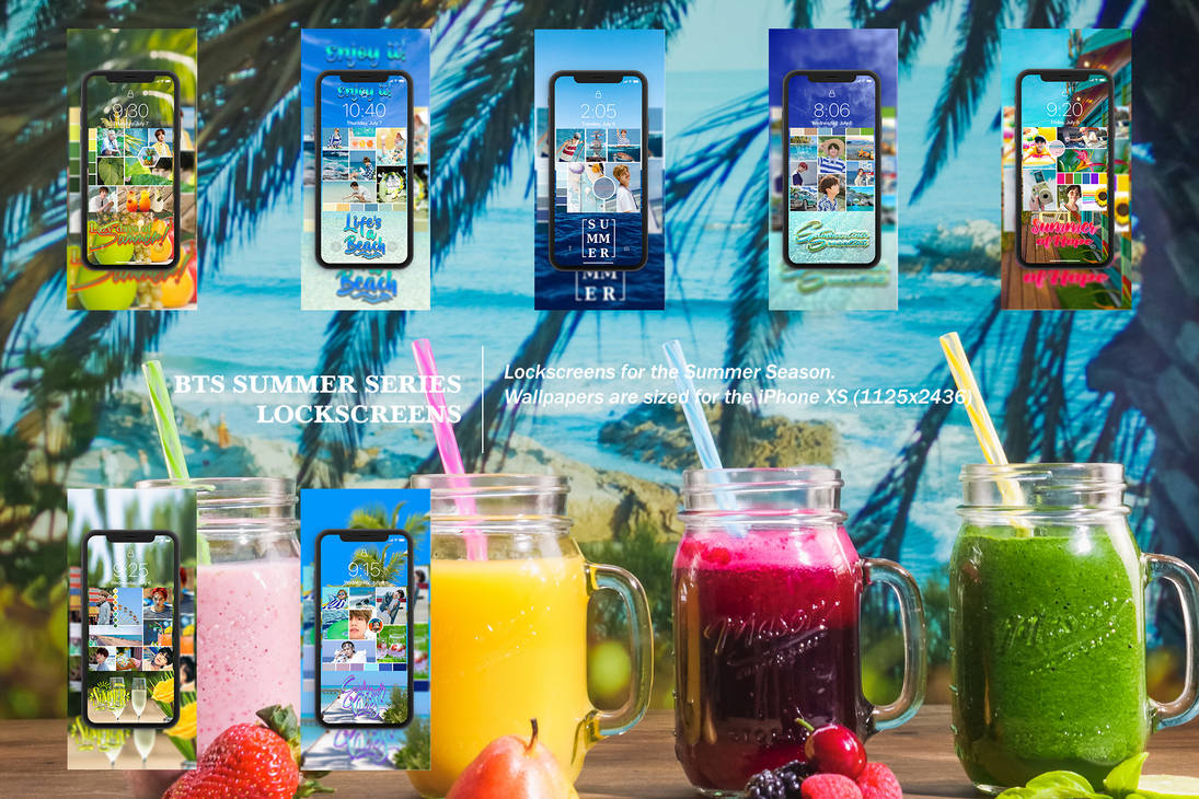BTS Summer Series Wallpaper by LadyBelz on DeviantArt