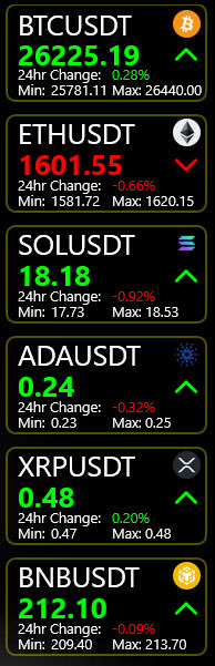 Crypto Price Tracker 1.10 by JrSnike on DeviantArt
