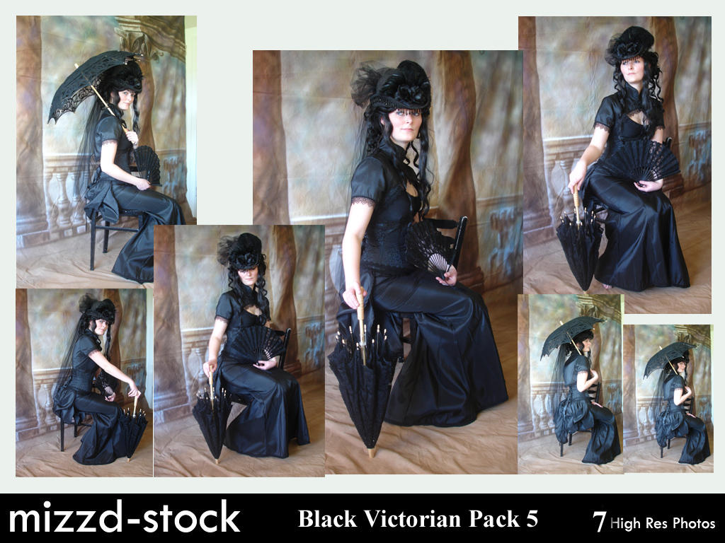 Black Victorian Pack 5 by mizzd-stock on DeviantArt