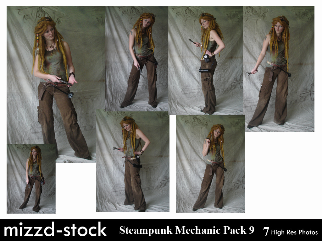 Steampunk Mechanic Pack 9 by mizzd-stock on DeviantArt