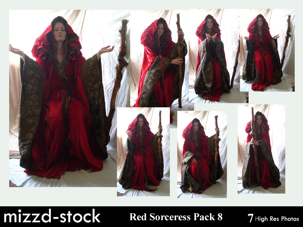 Red Sorceress Pack 8 by mizzd-stock on DeviantArt