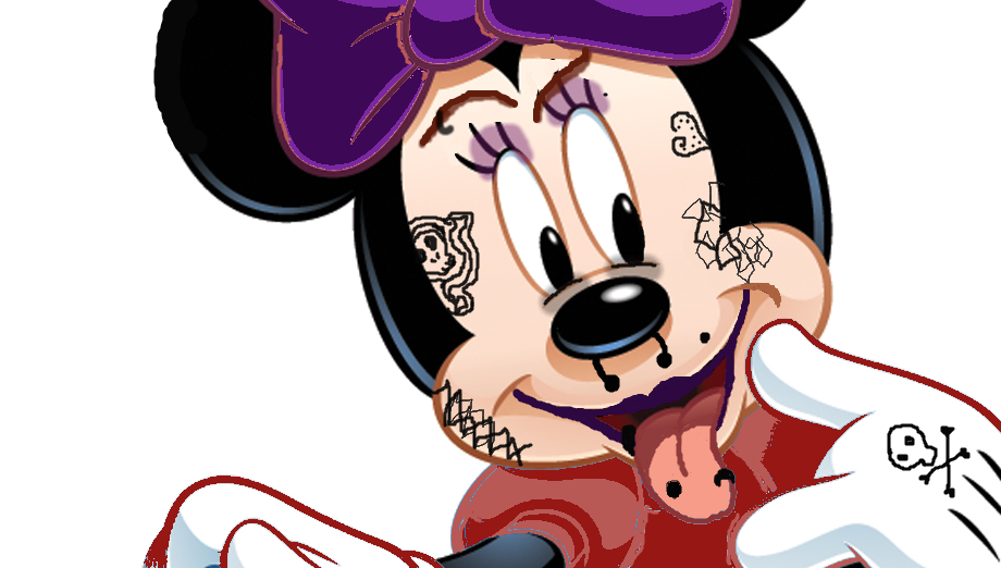 Punk Minnie mouse by PonyNightmareMoon on DeviantArt