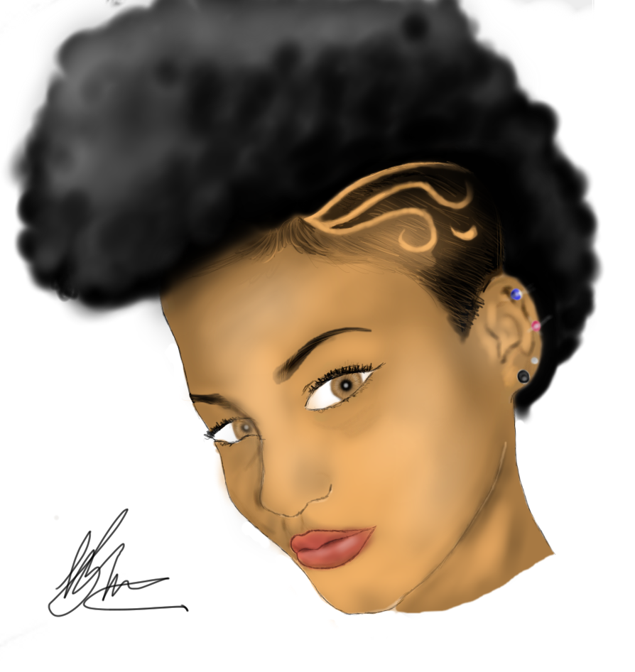 Afro Mohawk by DominantSpeciesArt on DeviantArt