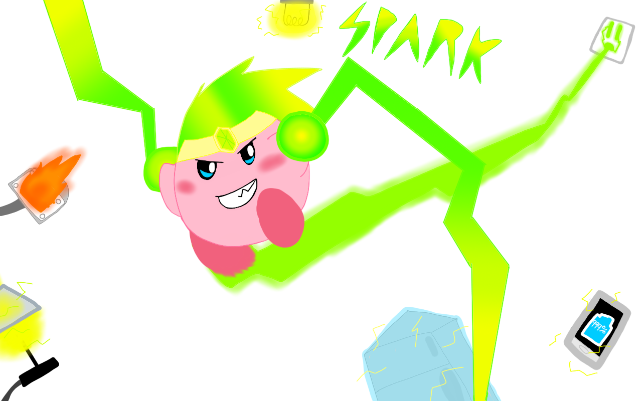 Spark Kirby by souluvable on DeviantArt