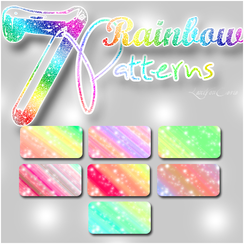 Rainbow Patterns by LexiVonEerie on DeviantArt