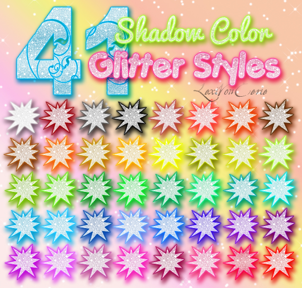 Shadow Color Glitter Styles by LexiVonEerie on DeviantArt