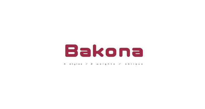 Bakona Font by SamuelBlackCayoneLog on DeviantArt