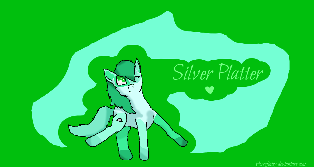 Silver Platter - MLP OC by Horsefinity on DeviantArt