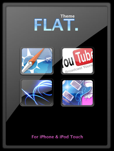 FLAT theme for iPhone by alxboss on DeviantArt