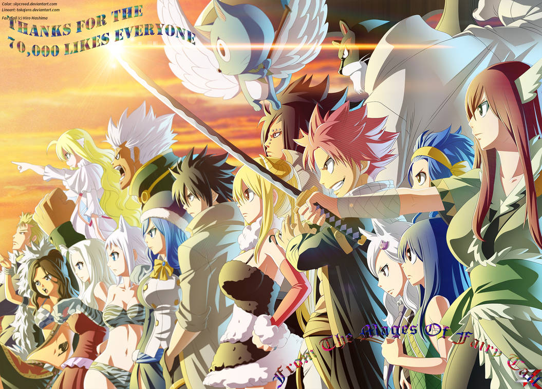 Mages Of Fairy Tail 70K likes ver.2 by Unicornmagic1000 on DeviantArt