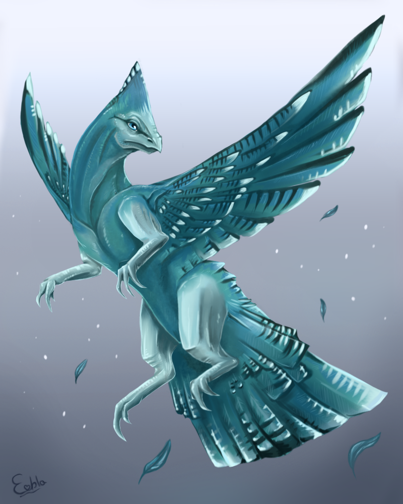 Dragon of Paradise - Blue jay by Zafrean on DeviantArt
