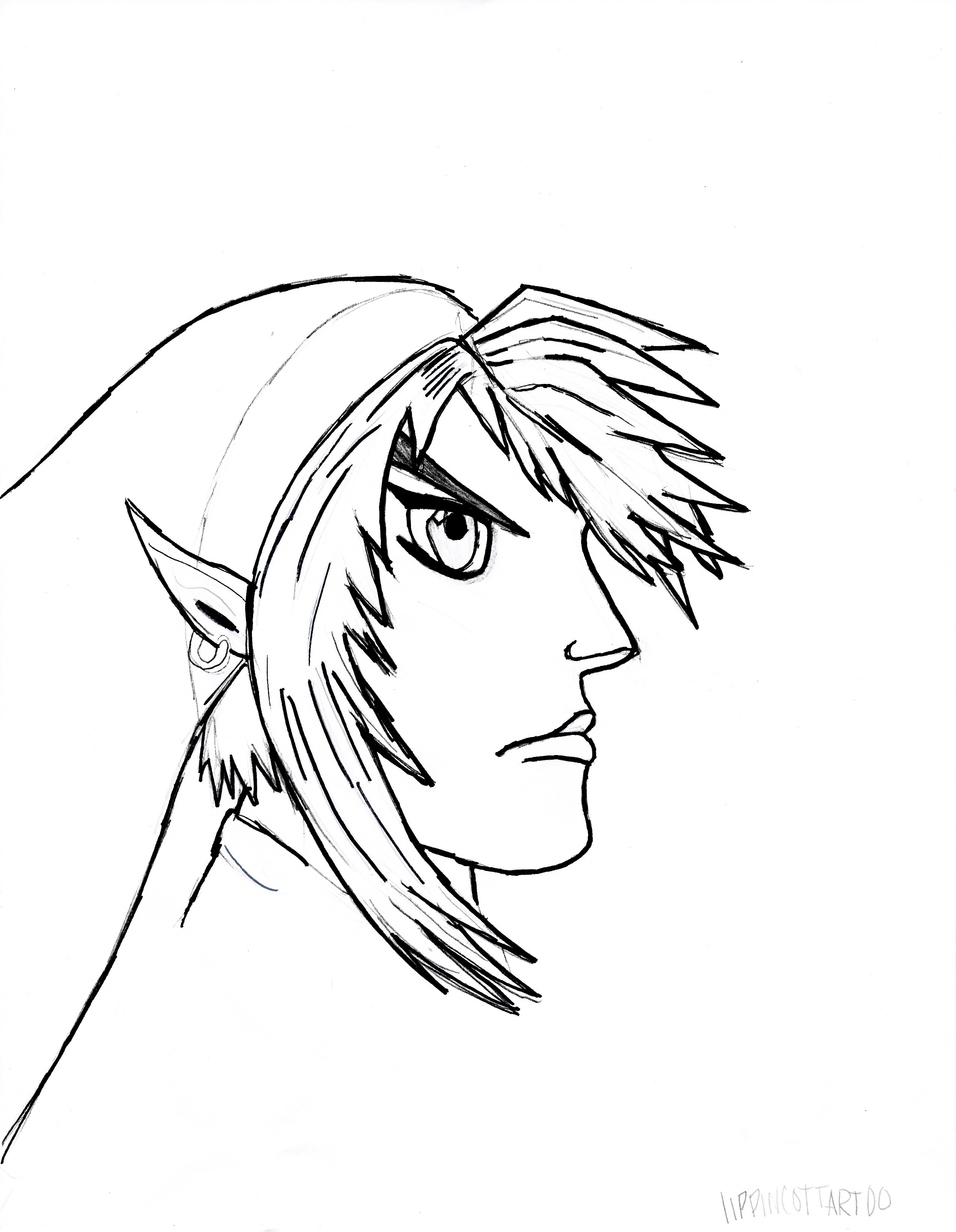 Realistic-ish link by lippincottart00 on DeviantArt