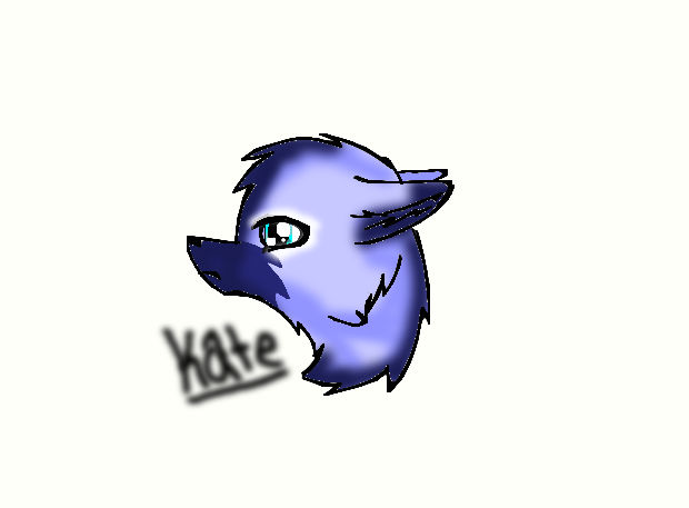 Kate wolf head view by Falconwing123 on DeviantArt