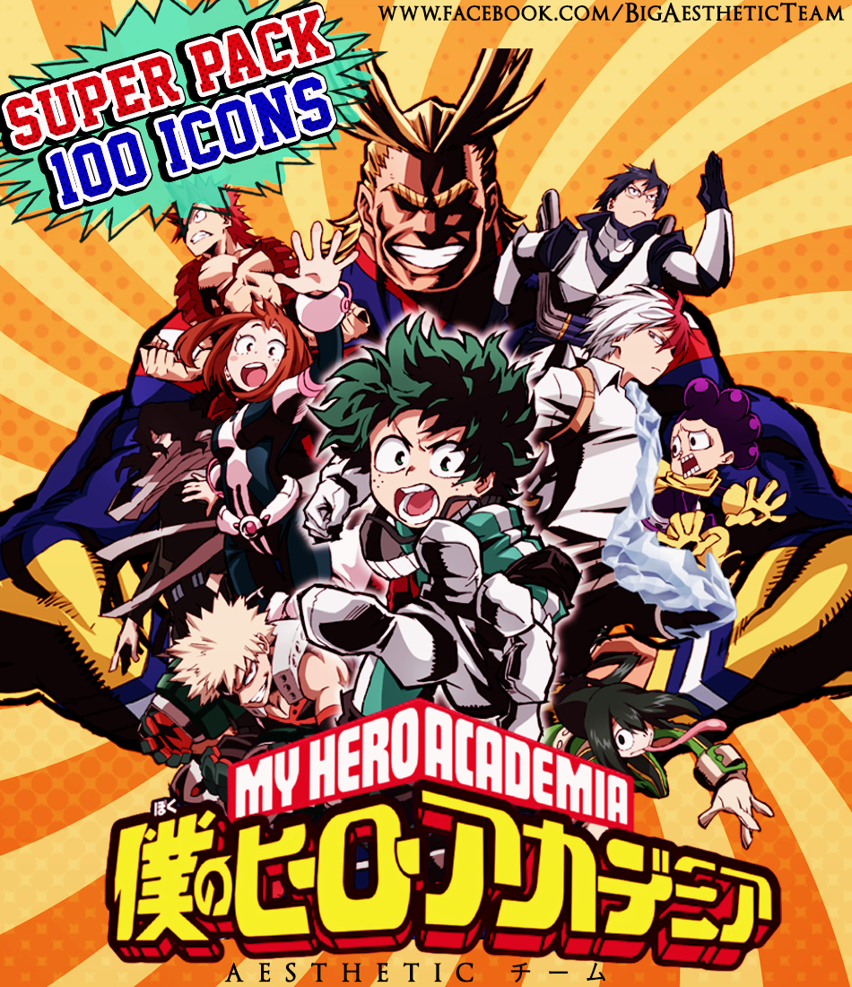 SUPER PACK 100 ICONS BNHA! by Zlooldp on DeviantArt